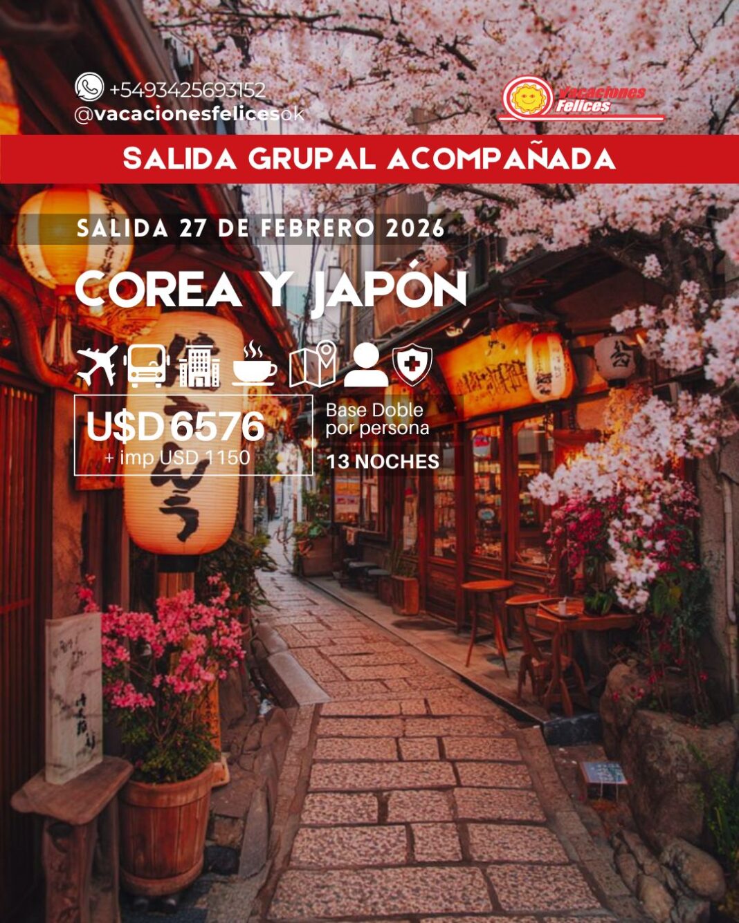 COREA Y JAPON ⫸ FEBRERO 2026 - Vacaciones Felices - Agencia de Turismo